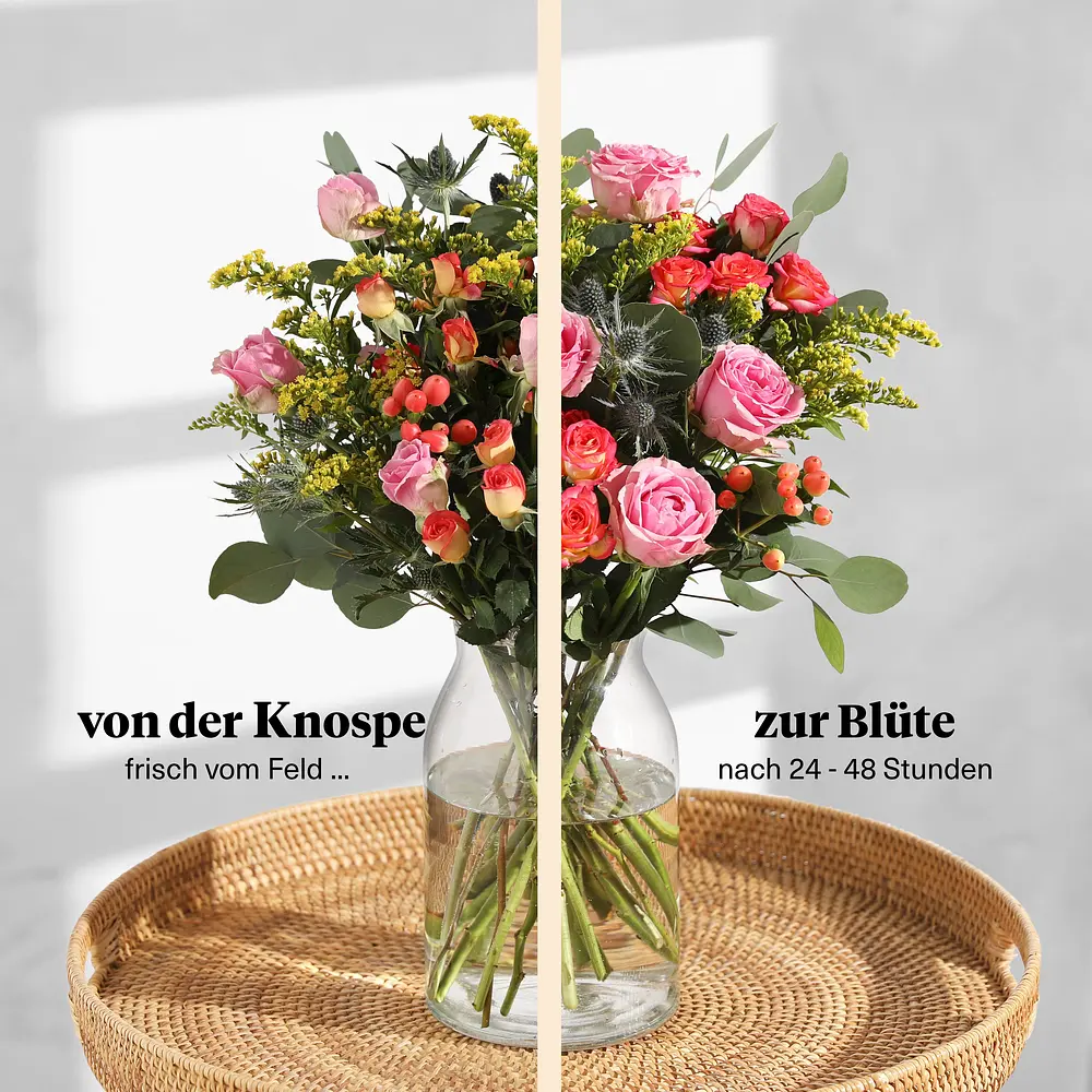 Fairtrade Bouquet 'Fantasie' | Handgebundener Blumenstrauß | Bloom & Wild