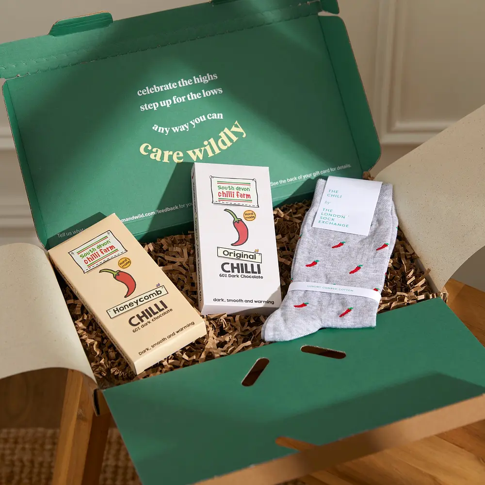 The Letterbox Spicy Chocs & Socks | Letterbox Gifts | Bloom & Wild